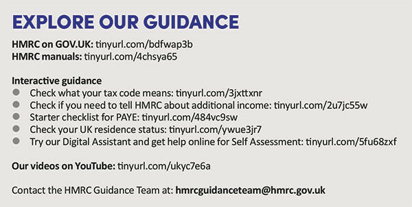 HMRC Guidance: providing information to individuals, businesses and ...