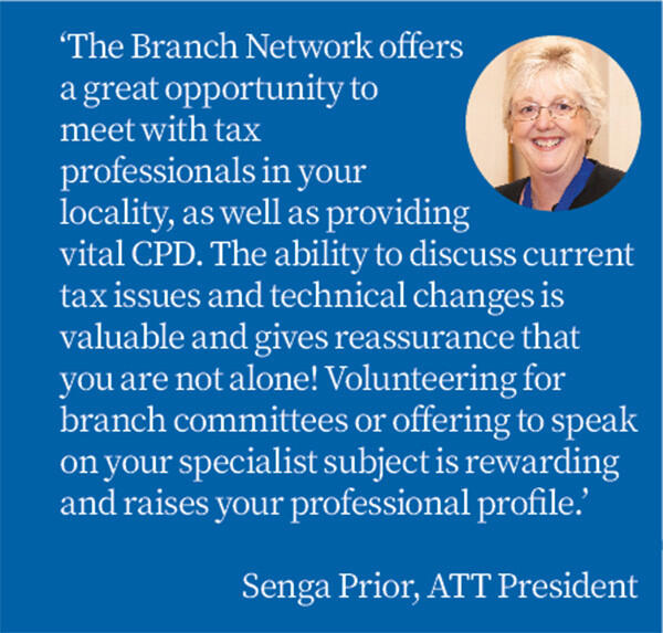 Make the most of your membership: support your branch | Tax Adviser