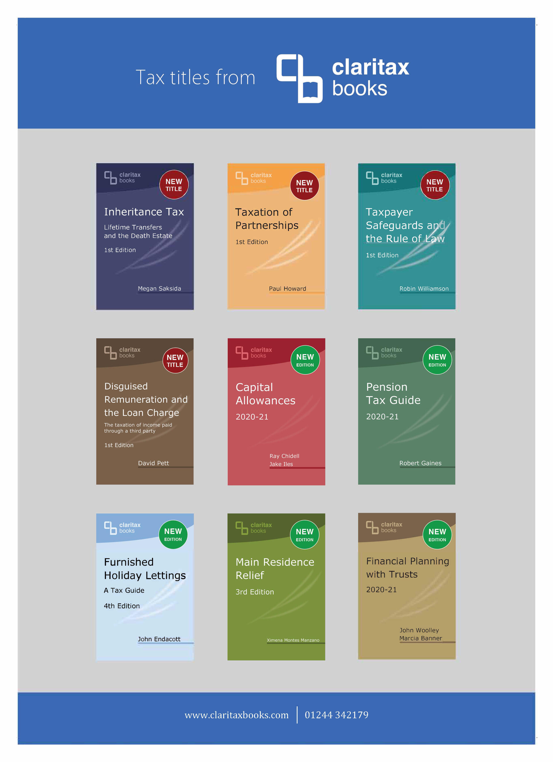 Claritax books | Tax Adviser
