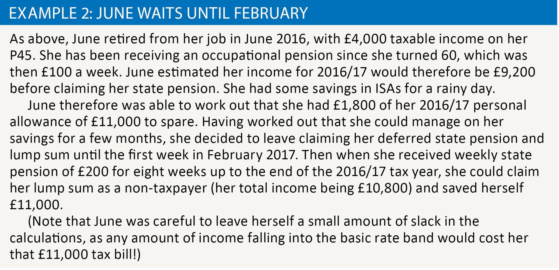 Lump sums | Tax Adviser