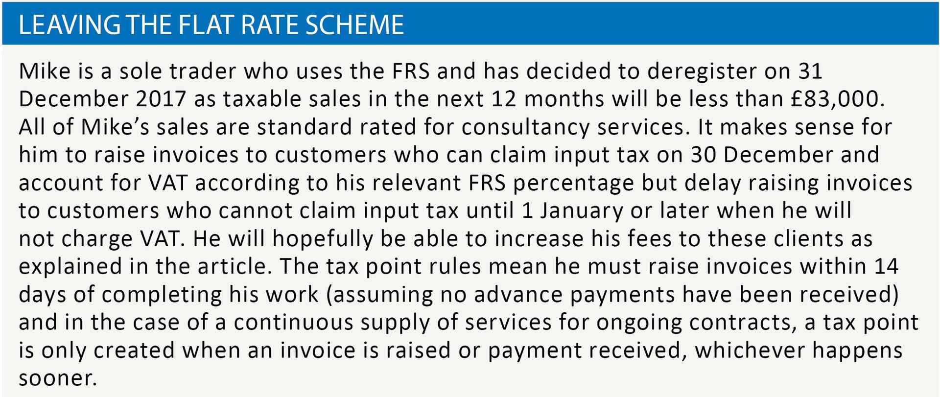 Deregistration tips | Tax Adviser